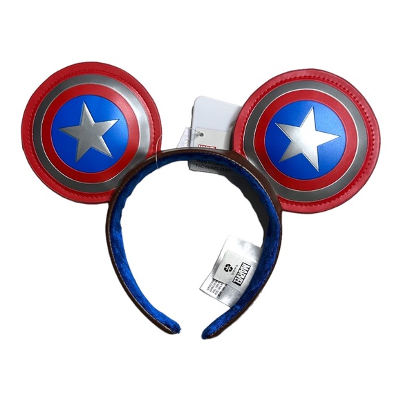 Disney | Accessories | 22 Disney Parks Marvel Captain America Minnie ...